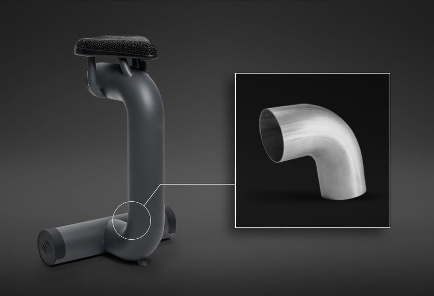 When is it useful to bend a tube with a small bending radius?