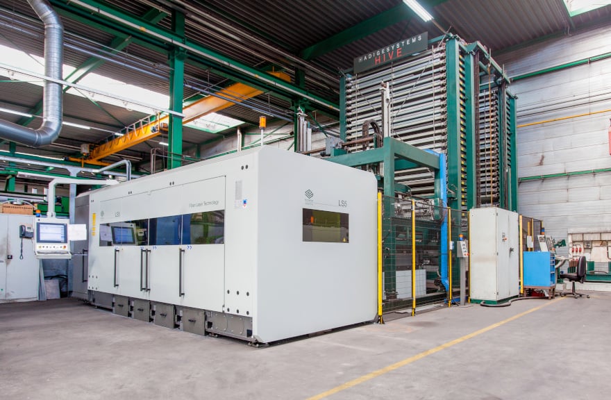 Metazet FormFlex uses BLM GROUP for tube and sheet laser cutting