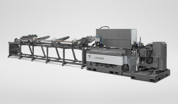 Tube processing machines for HVACR systems